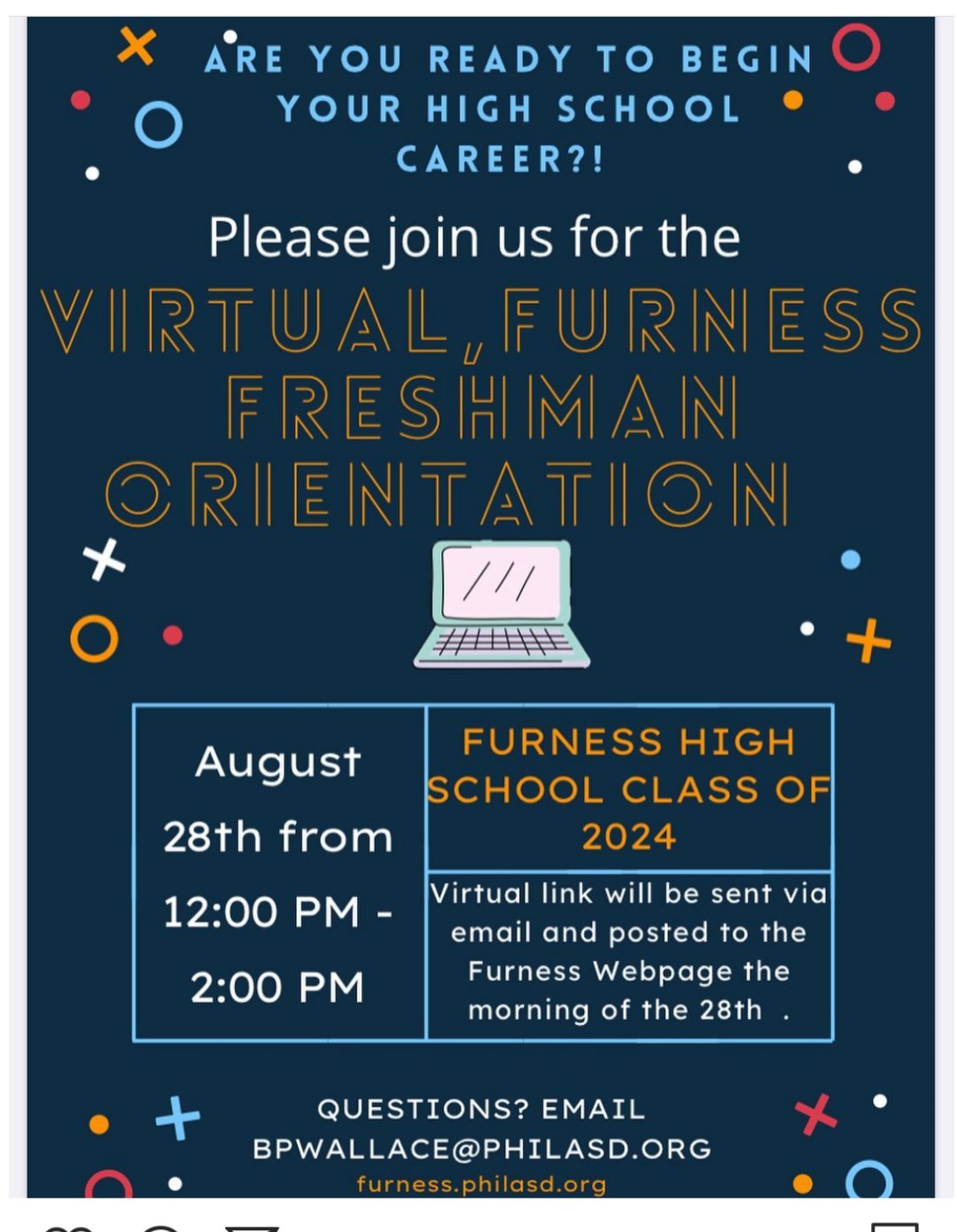 Virtual Freshmen Orientation - Horace Furness High School